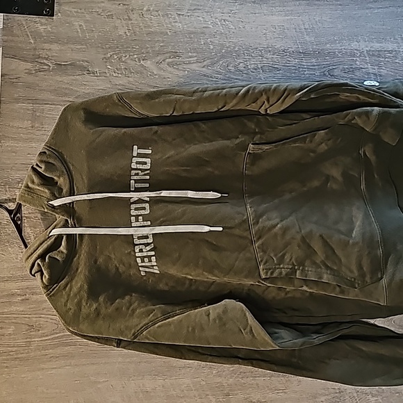 Zero Foxtrot | Shirts | Zero Foxtrot Mens Medium Vintage Hoodie In Army ...